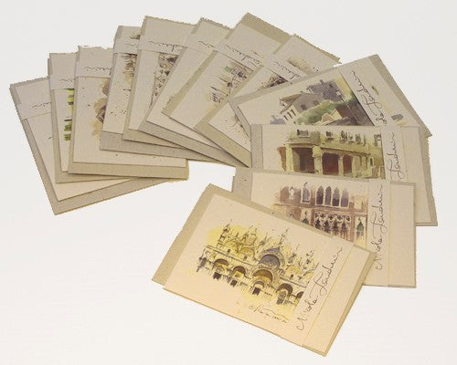 Tenderini Venice Cards Collection Set of 6 Note Cards & Envelopes ...